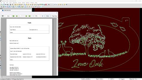 Oak Tree Dxf File For Cnc Plasma Deer Turkey Dxf Cut File For Cnc Nature Scene Svg File For