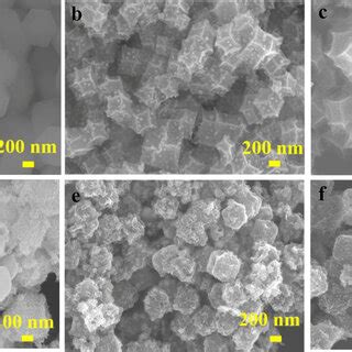 A SEM Images Of The Co ZIF B SEM Images Of The Co NC C SEM Images Of Download Scientific