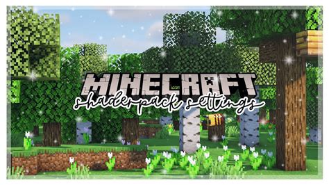 Bsl Aesthetic Shader Settings Minecraft Tutorial Youtube