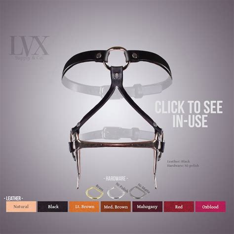 Head Harness Gag Etsy