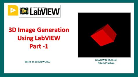 3d image generation using labview 3d programming youtube