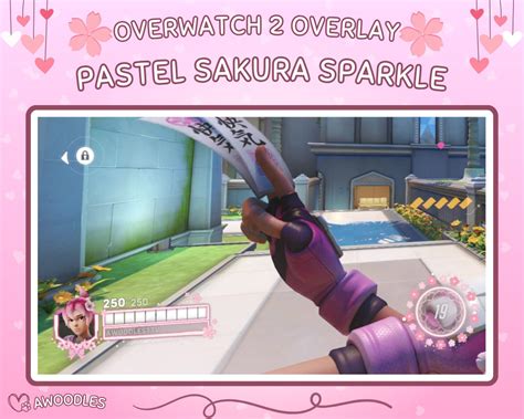Pastel Sakura Sparkle Overwatch2 Overlay Etsy