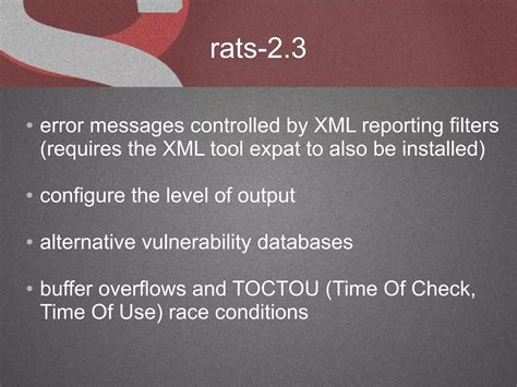 Software Security Static Analysis Tools Ppt