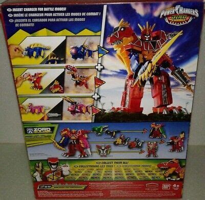 Power Rangers Dino Charge Megazord 3 Zords Combine Zord Builder Super T