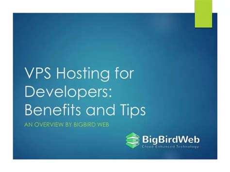 ppt vps hosting for developers benefits and tips powerpoint