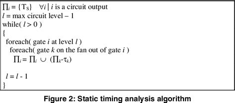 Figure 2 From Fault List Compaction Through Static Timing Analysis For