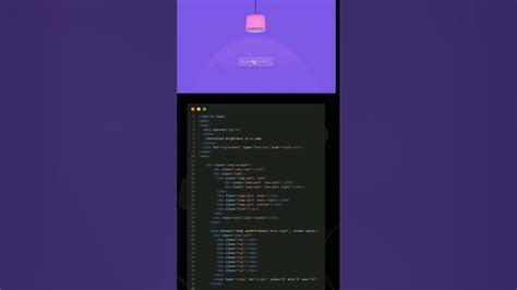 Lamp Slider Html Css Shorts Youtube