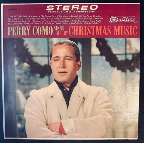Perry Como Sings Merry Christmas Music Lp Vinyl Used Borderline Music