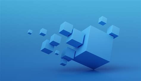 Premium Photo Abstract 3d Render Of Cubes