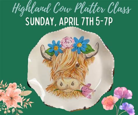 Highland Cow Class At Kiln Creations 60 N 9th St Noblesville In