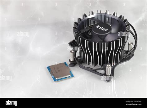 Close Up Hight Performance Cpu With New Active Aluminum And Copper