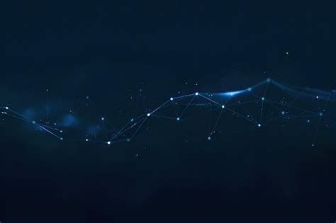 Premium Ai Image Technology Network Background