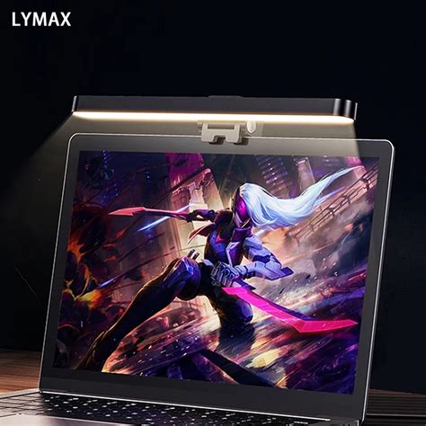 Lymax โคมไฟ Led ตั้งโต๊ะหรี่แสงได้สําหรับติดหน้าจอแล็ปท็อปโน้ตบุ้คอ่านหนังสือ Shopee Thailand