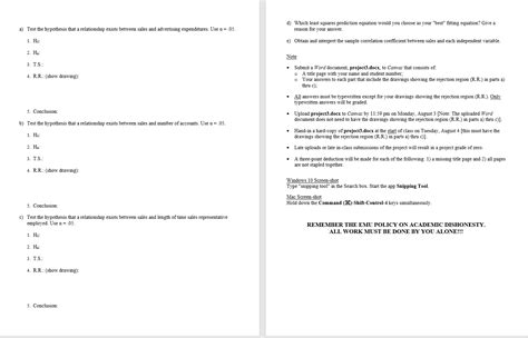 Solved The Minitab Output For Predicting Sales Based On Each
