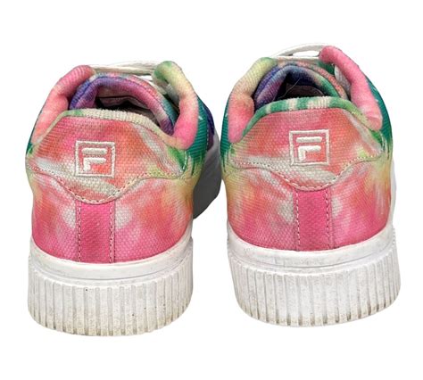Fila Tie Dye Panache Stack Platform Rainbow Sneakers Gem