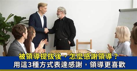 被領導提拔后，怎樣感謝？「這3種方式」表達感謝，領導更喜歡