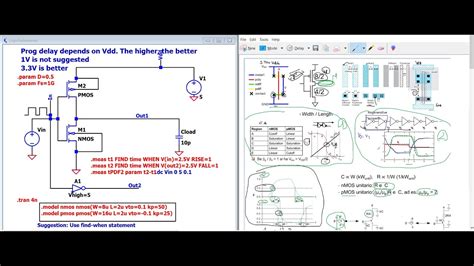 Ltspice Logic Gate Inverter In Microelectronics Youtube