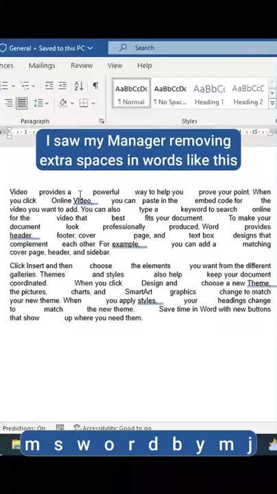 Kason Y On Linkedin Office365 Productivity Office Word Hacks 17 Comments