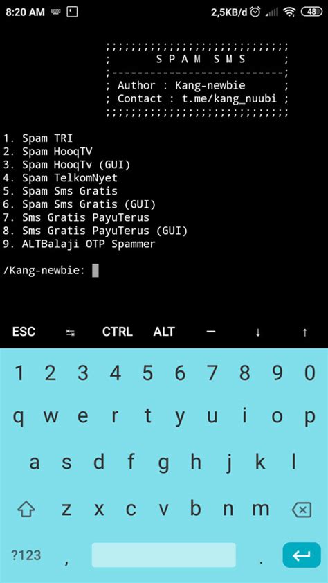 Cara Spam Sms Lewat Termux Terbaru Unlimited All Operator