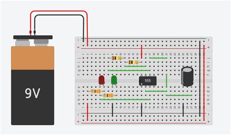 How To Make Led Flasher Using 555 Timer By Electronewbee Medium