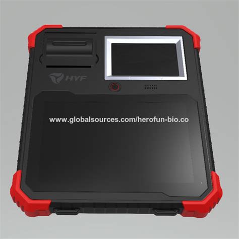 Inch Quad Core Octa Core IP FAP Biometric Fingerprint Tablet PC With MAH Battery