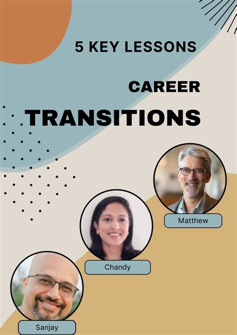 Sanjay R Chaganti Pcc On Linkedin 5 Key Lessons On Career Transitions Recently It Was A
