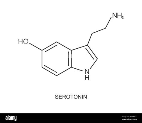 Serotonin Icon Happy Or Feel Good Hormone Sign Isolated On White