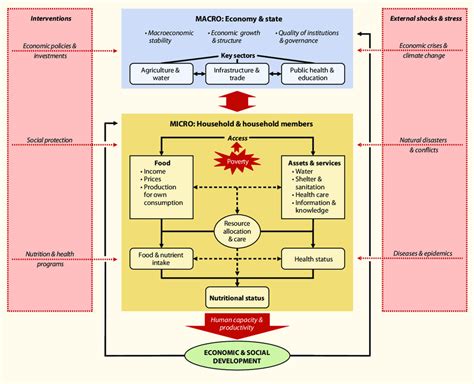 Conceptual Framework Linking Food Security And Poverty To Economic And Download Scientific