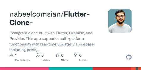 Github Nabeelcomsianflutter Clone Instagram Clone Built With