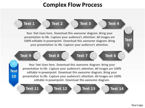 Complex Flow Process Powerpoint Slides Templates Presentation Graphics Presentation