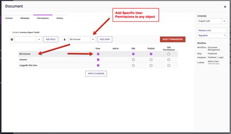 User Permissions Dotcms Dev Site