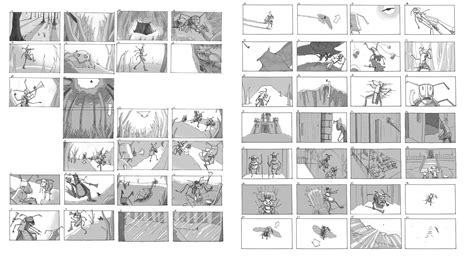 Artstation The Ants And The Grasshopper Aesops Fable Storyboard