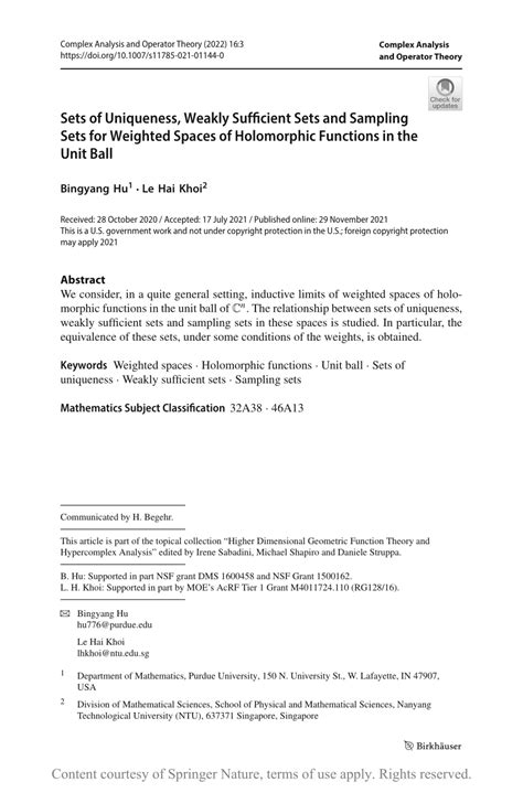 Sets Of Uniqueness Weakly Sufficient Sets And Sampling Sets For
