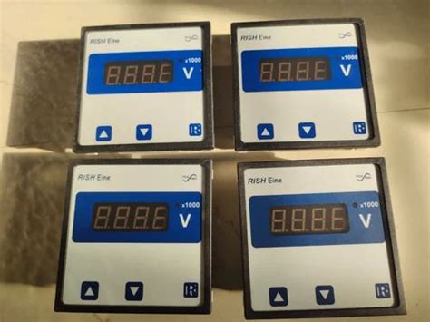 Rishabh Digital Panel Meter Rish Eine V For Industrial At ₹ 500 Piece In Bhavnagar