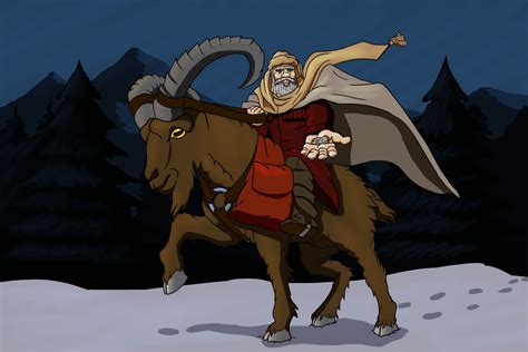 Akaki Makatsaria თოვლის პაპა Papa Snow Georgian Santa Claus