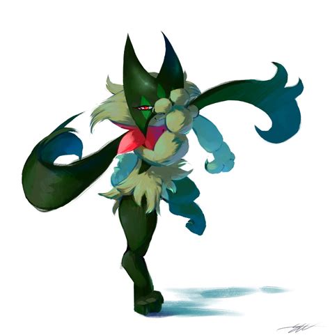 Meowscarada Pokemon Drawn By Likey Danbooru