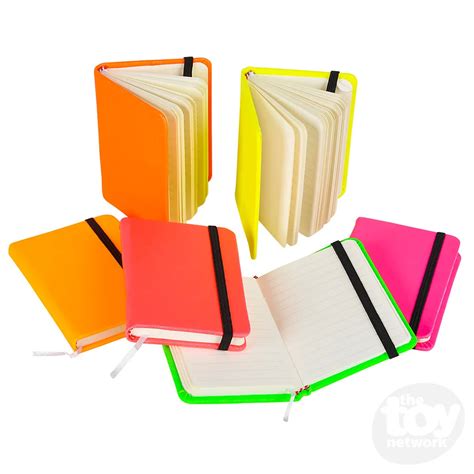 Mini Neon Notebook The Curious Bear Toy And Book Shop