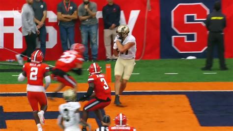 Aidan Oconnell Throws 11 Yard Td Espn Video