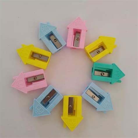 خرید و قیمت تراش فانتزی درجه یک تک سوراخه طرح کلبه از غرفه پخش عمده و خرده نوشت افزار و لوازم