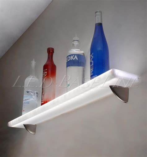Led Floating Glass Shelves