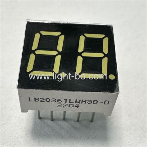 Ultra Bright White 92mm 036 7 Segment Led Display 2 Digit Common Cathode For Consumer