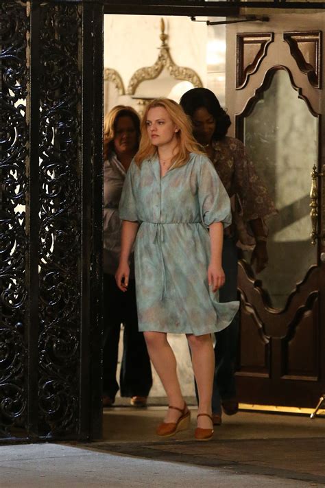 Elisabeth Moss On The Set Of The Kitchen In Brooklyn Hawtcelebs