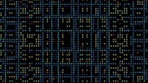 Loopable ASCII Complex Geometric Pattern Stock Video Pond