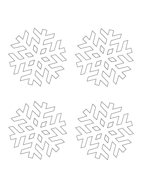 Схемы трафареты снежинок для вырезания из бумаги А4 Аналогий нет