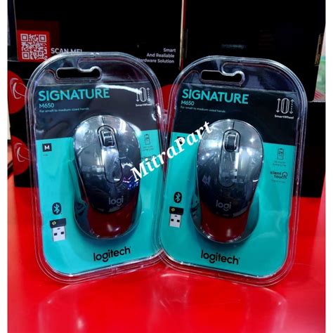 Jual Logitech Signature M650 Bluetooth Wireless Silent Mouse Shopee Indonesia