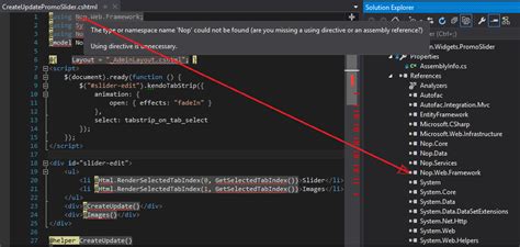 Mvc Type Or Namespace Could Not Be Found In Nopcommerce Razor View Engine Stack Overflow
