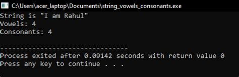 How To Count Vowels And Consonants In A String In C Dot Net Tutorials