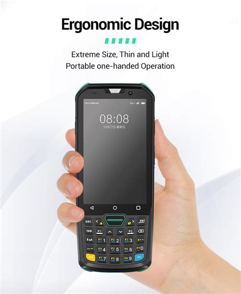 Android 11 Ip68 Rugged Handheld Terminal Portable Wireless Barcode Scanner Nfc Reader Pda Data
