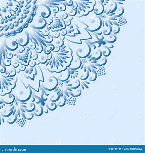 Vector Ornamental Background Stock Vector Illustration Of Floral Ornament 35124134