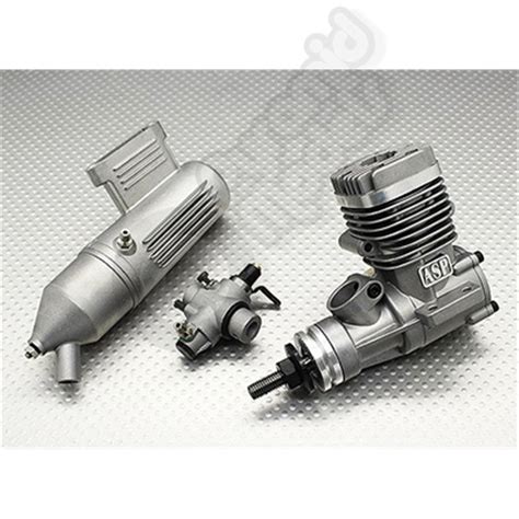 Asp S25aii Two Stroke Glow Engine W Remote Needle Pyramid Models
